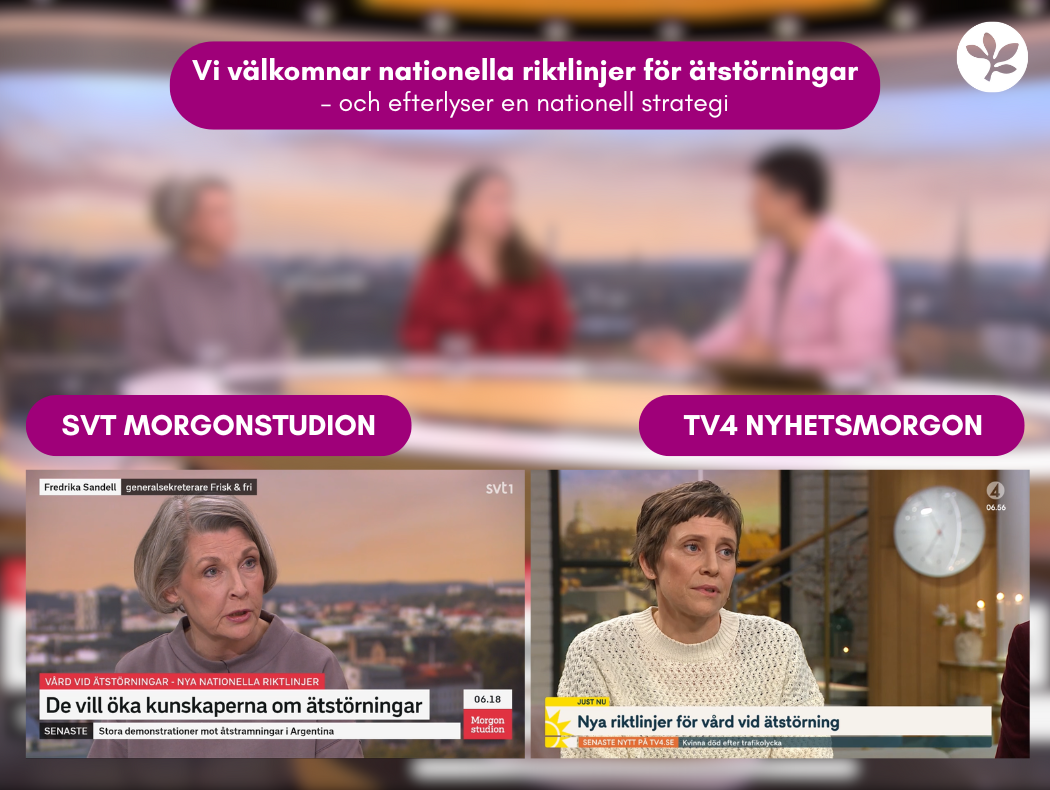 Vi välkomnar riktlinjer för ätstörningar – och efterlyser en nationell ...